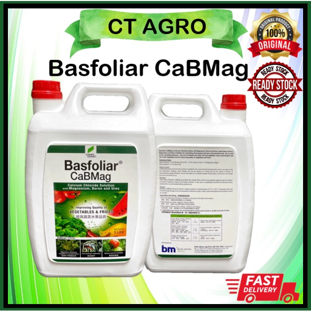 Basfoliar CaBMag ( 5 Litre ) Ready Stock Improving Quality of ...