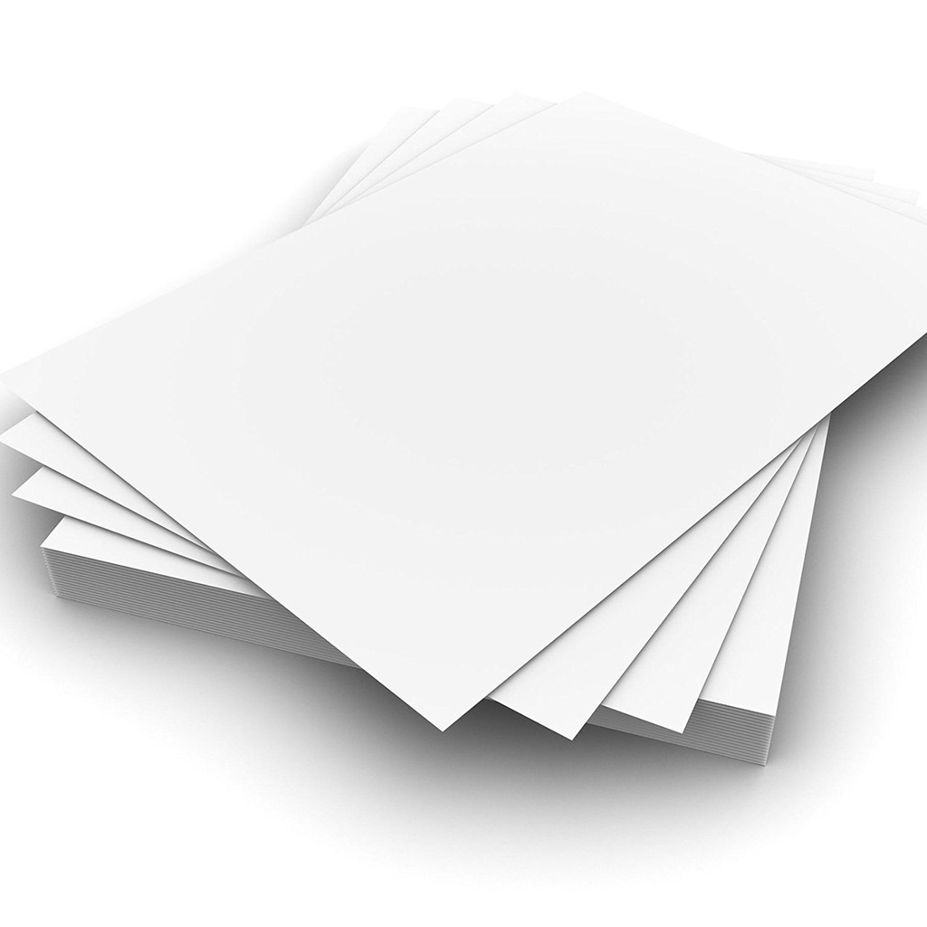 A4 size white matt paper 160gsm/230gsm 20sheet | Shopee Malaysia