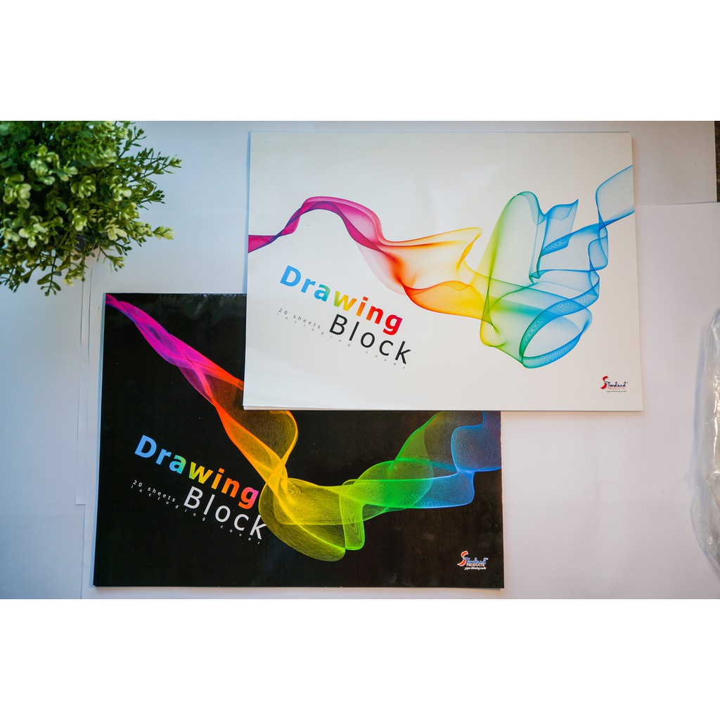18SHEETS 135GSM B4 DRAWING BLOCK 图画纸 (S140) - COLOUR RANDOM | Shopee ...
