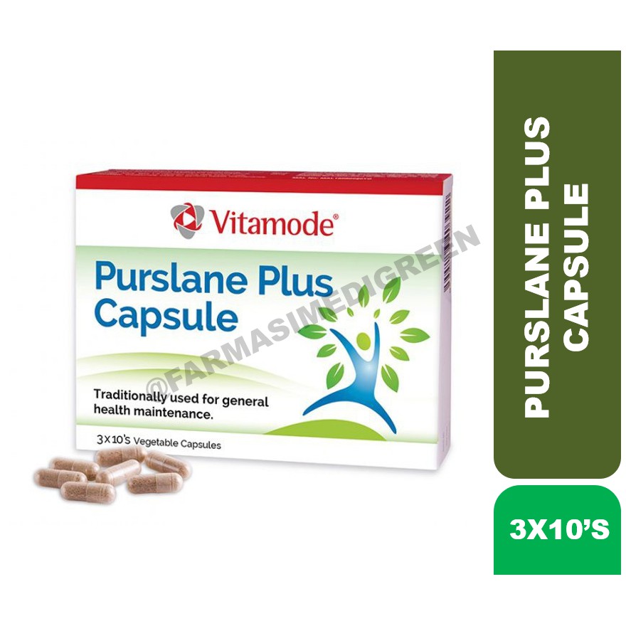 Vitamode Purslane Plus Capsule 30'S (EXP: 8/6/25) | Shopee Malaysia