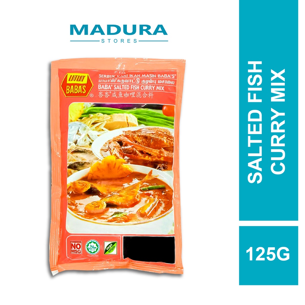 Baba's Salted Fish Curry Mix 125g | Shopee Malaysia