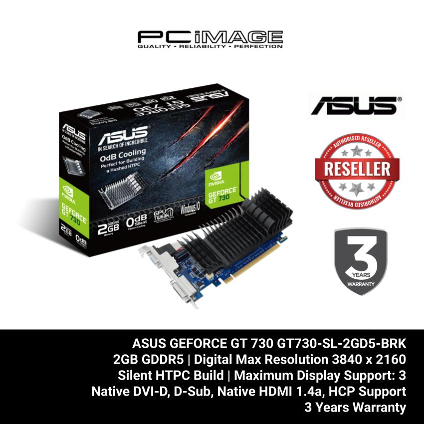 ASUS GeForce® GT 730 2GB GDDR5 low profile graphics card GT730-SL-2GD5 ...