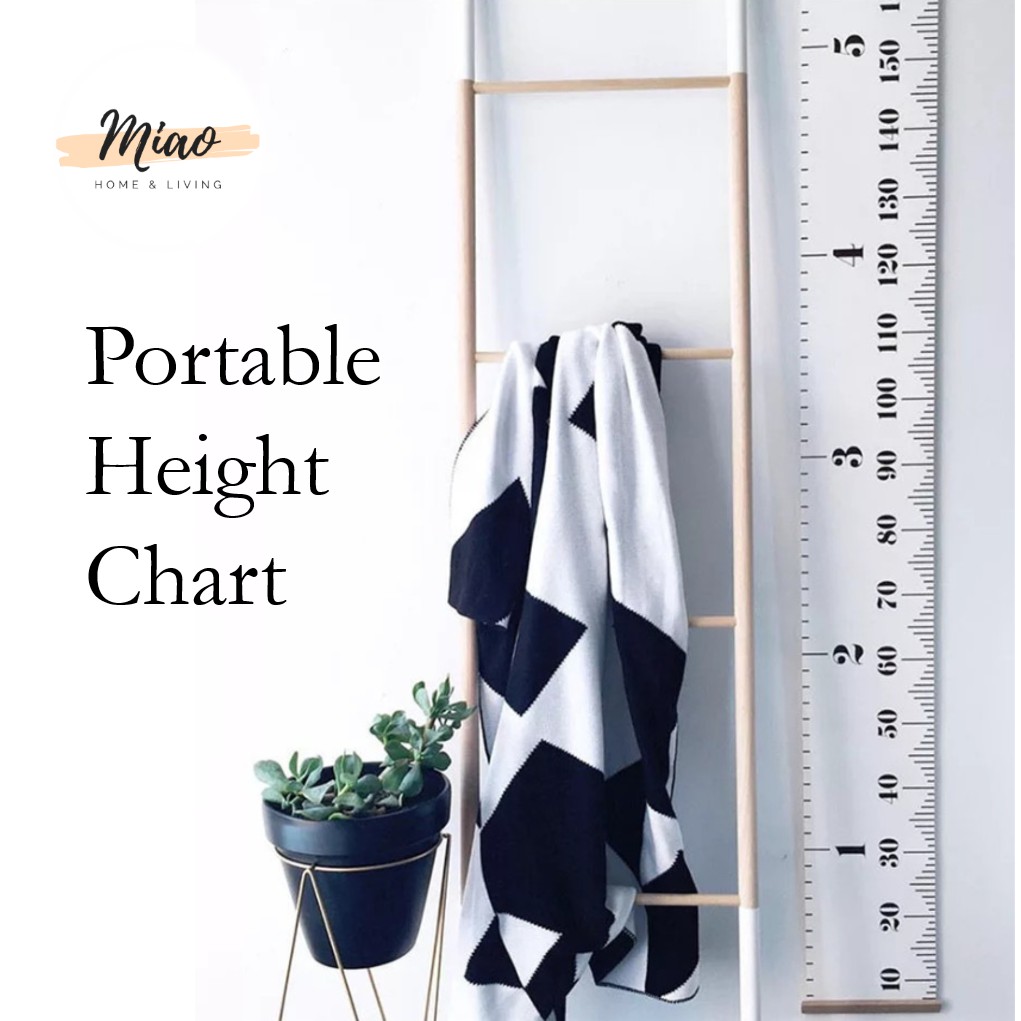 Portable Modern Cartoon Height Measure 200cm for Kids Rooms Growth ...