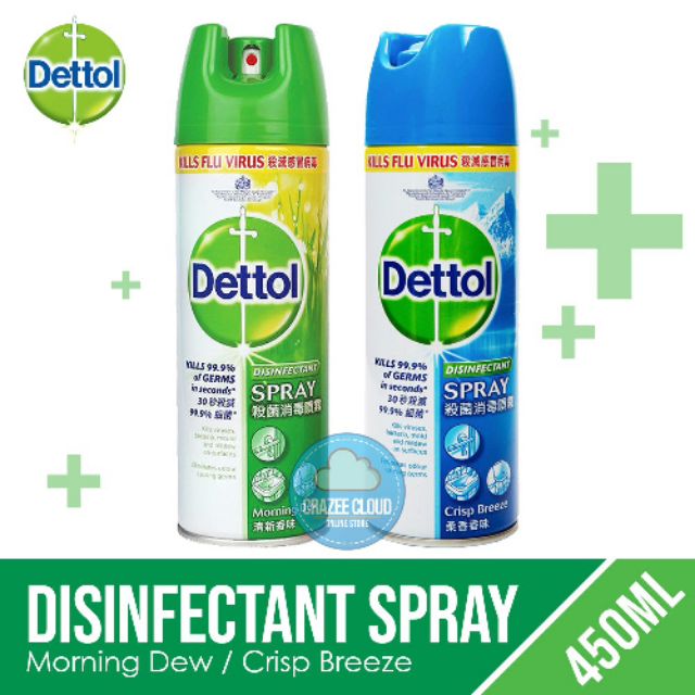 Dettol disinfectant spray 450ml (BLUE AVAILABLE NOW) | Shopee Malaysia