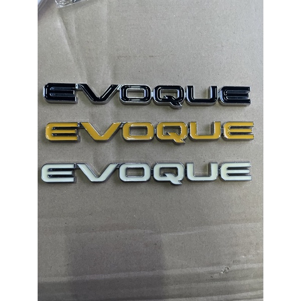 RANGE ROVER （EVOQUE ）LOGO black, white, yellow | Shopee Malaysia