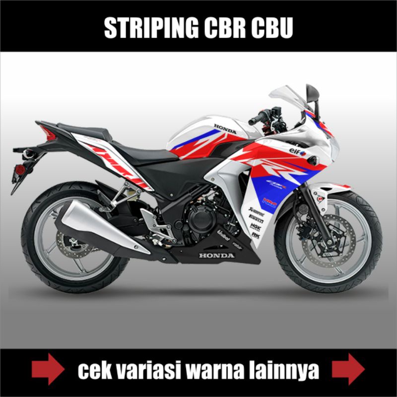 Thailand Cbr Cbu Striping Decal / Thailand Honda Cbr Motorcycle Sticker ...