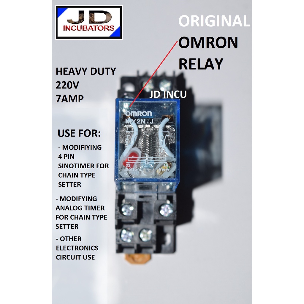 OMRON Relay 220V AC for Incubators and other electrical circuits ...