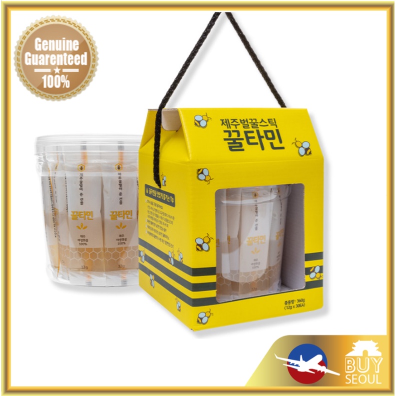 [Jeju Island Wildflower Honey Stick] Organic Jeju Honey stick 12g x ...