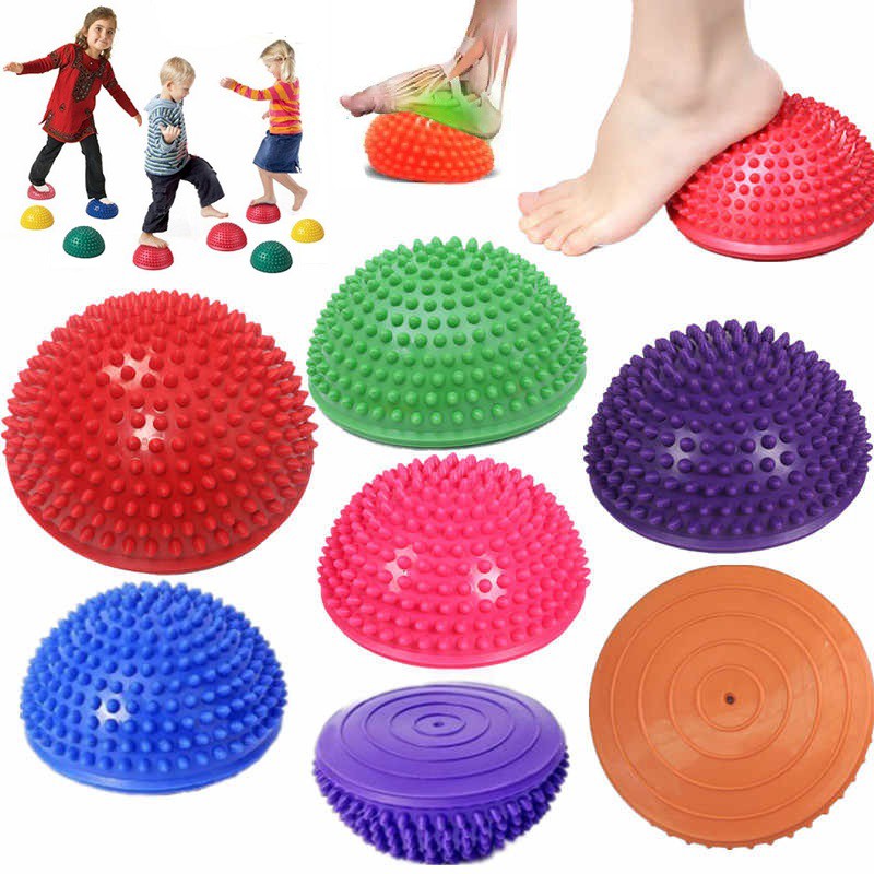 [Ready Stock in M'sia] Sensory Half Ball, Yoga PVC Muscle Foot Massage ...