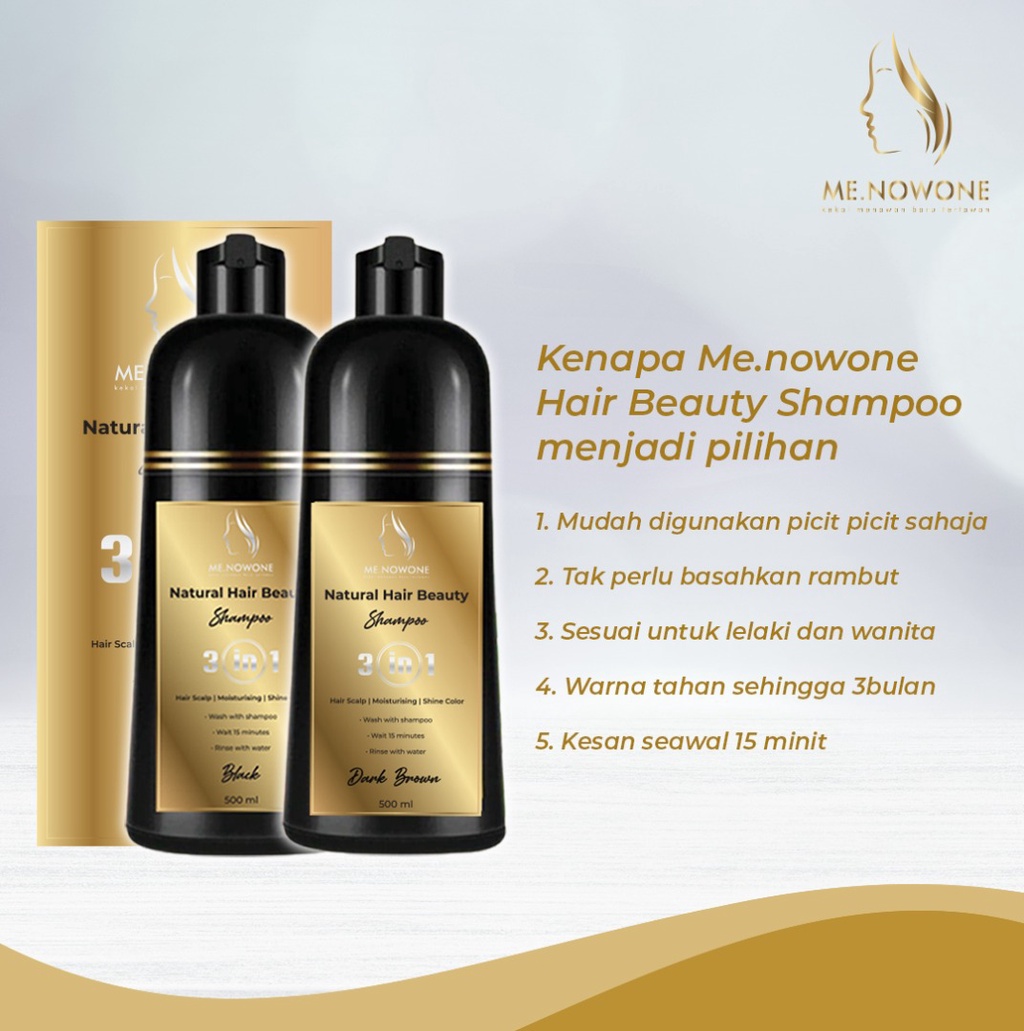 MENOWONE NATURAL HAIR BEAUTY SHAMPOO HAIR COLOR SHAMPOO INAI HENNA ...