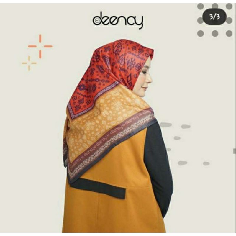 Rectangular hijab with deenay batik motif | Shopee Malaysia