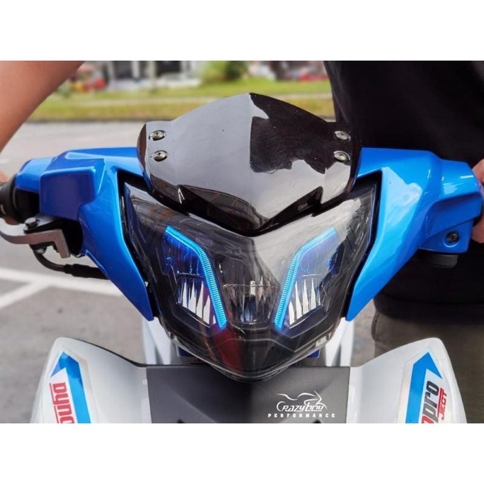 ‼️FREE SHIPPING‼️DYNOPRO LC135 V2-V7 X-TRACK HEADLAMP LED WHIT LIGHT BAR YAMAHA HEAD LAMP X ...