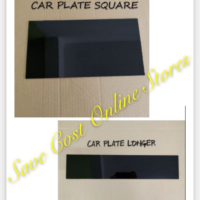 Car Number Plate ( Square / Long ) | Shopee Malaysia