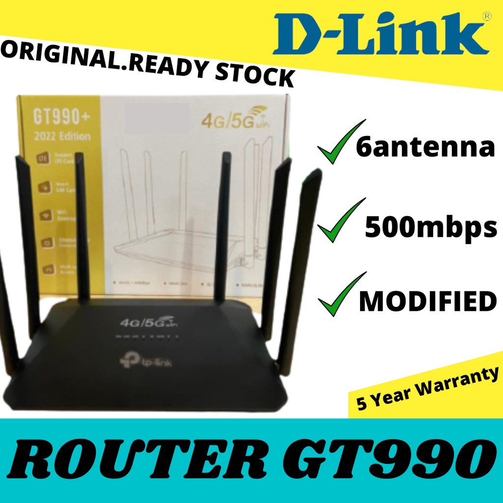 {D-Link} GT990 Modified Unlimited Hotspot 4G LTE Modem Router | Shopee ...