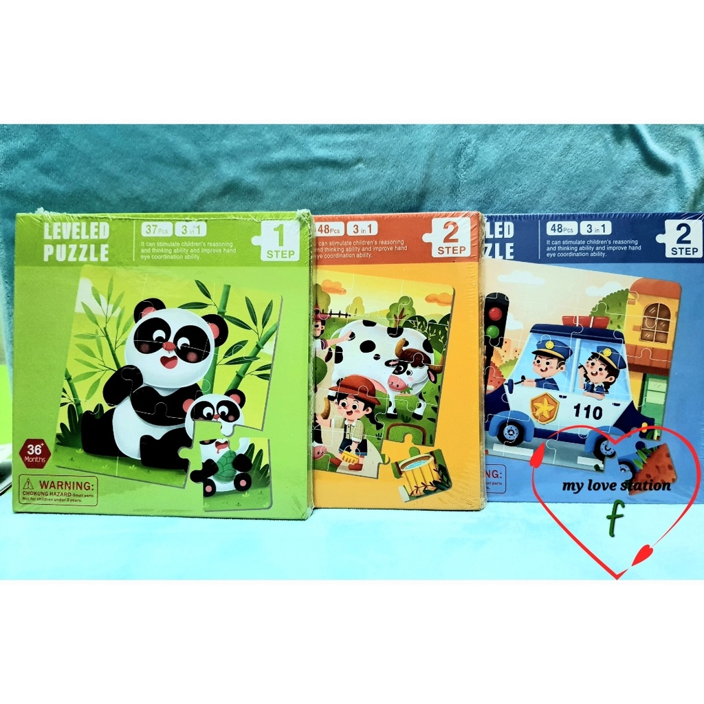 Leveled Magnetic Puzzle Book for kids Buku Magnetik Teka-teki Kanak ...