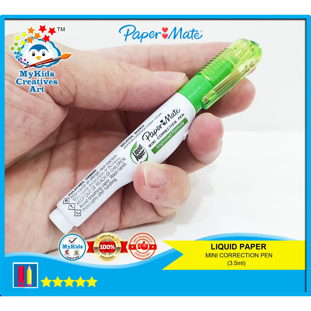LIQUID PAPER - MINI CORRECTION PEN (PAPER MATE) | Shopee Malaysia
