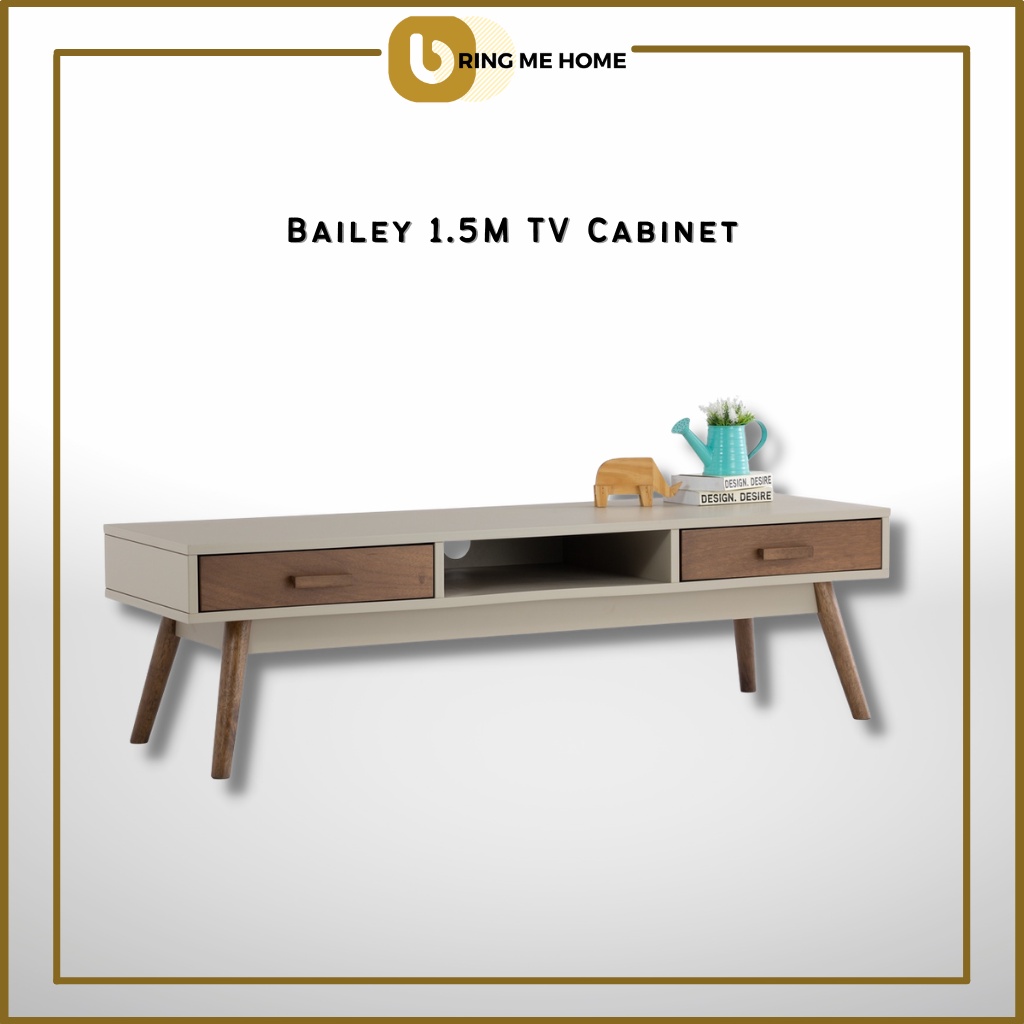 BAILE 5FT TV Cabinet 5FT TV Rack TV Cabinet Modern TV Console Cabinet ...