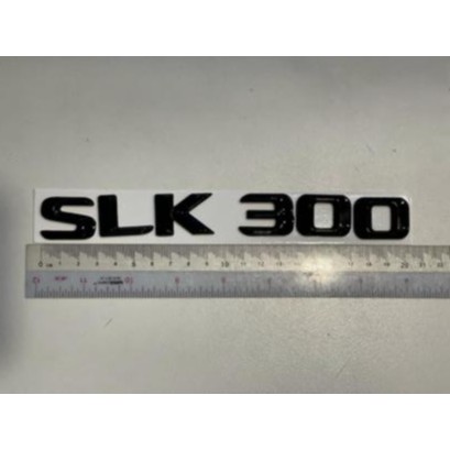 Mercedes SLK 300 Emblem Logo gloss black | Mercedes SLK300 Emblem ...