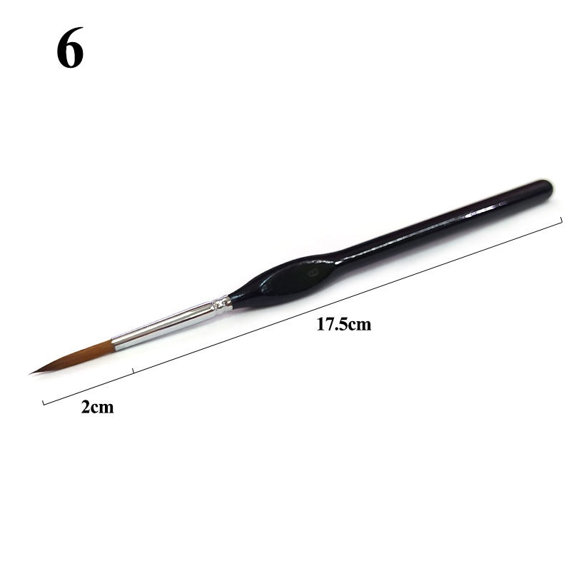VC Art Lining Brush for Detail Paint Point Fine Miniature Painting ...