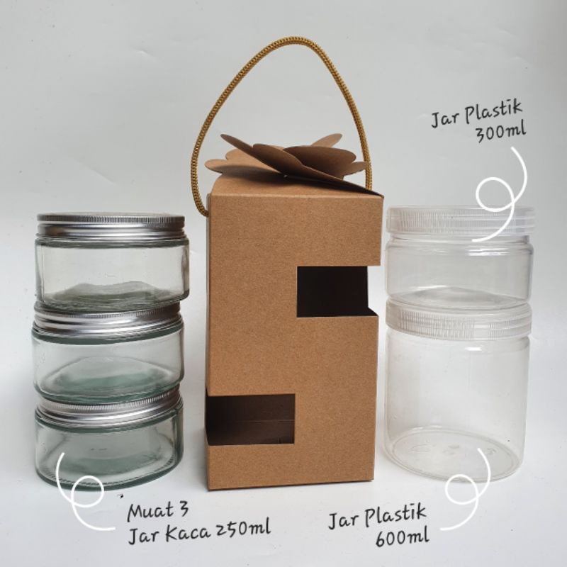 Box Toples Tube jar 1000ml Multifunction Fit 3 Jars 250ml - Dus Lotus Jumbo | Shopee Malaysia