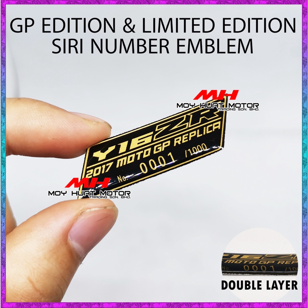 Sticker Emblem 125zr/Y15zr/135lc/EX5/RXZ/Y16ZR 2017 Motogp Replica ...