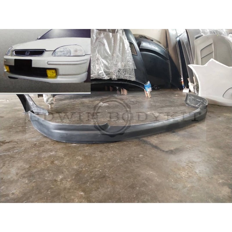 Honda Civic EK 96 Type R Front Skirt Bodykit PU depan Skirt Lip EK96 ...