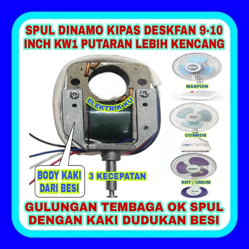 MESIN Fan DYNAMO MOTOR FAN FAN CHARACTER FAN SPULT DESKFAN FAN SPUL 6 ...