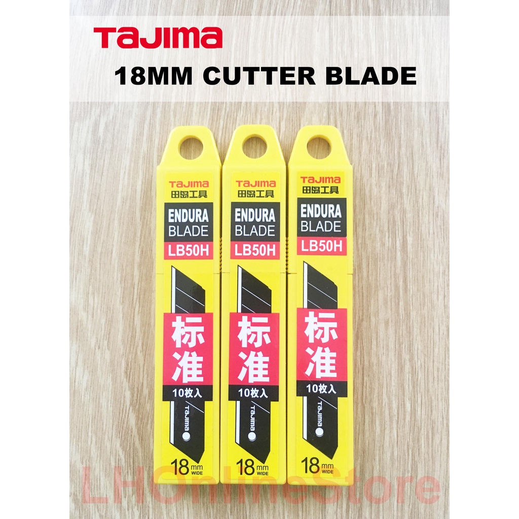Tajima LB50H (Brand of Japan) 18mm Endura Blade / Cutter Blade (10pcs/Case) | Shopee Malaysia