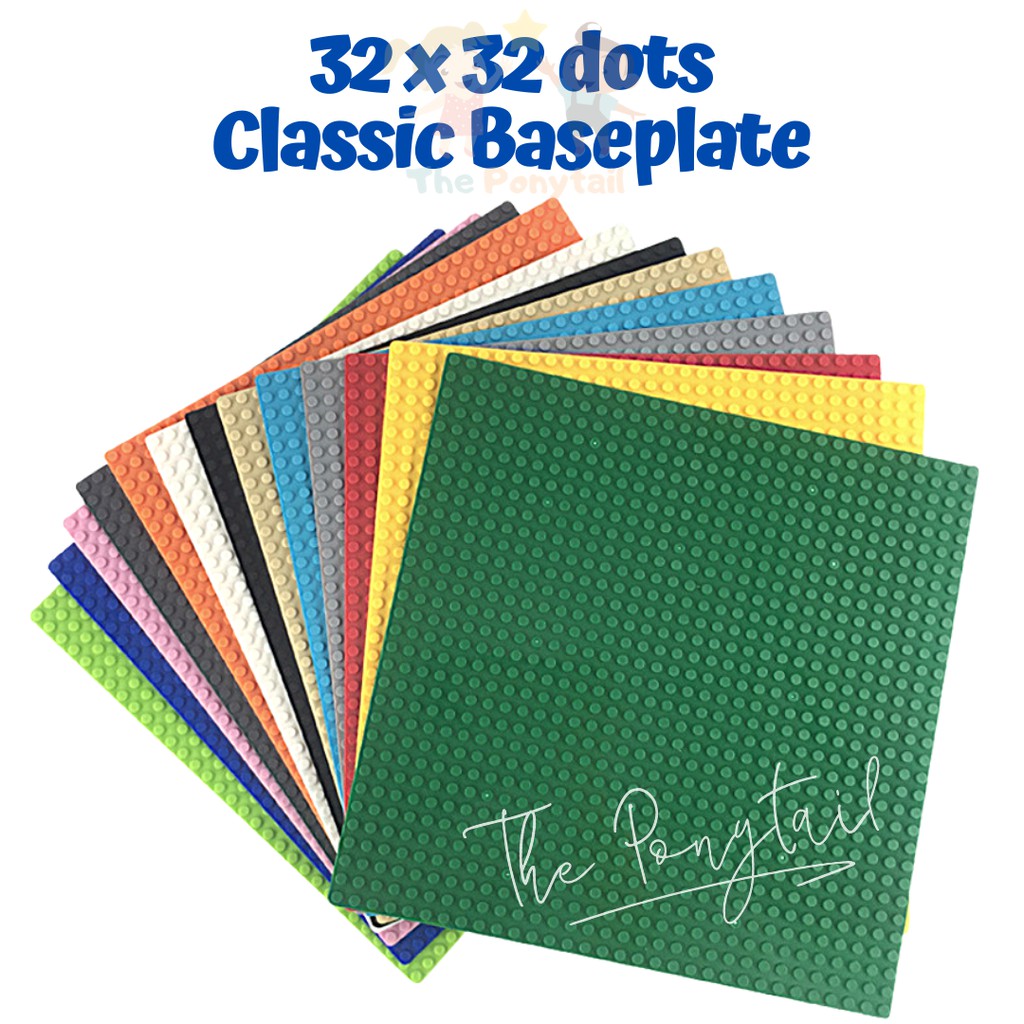 Building Block Toys Baseplate 32 x 32 Dot Building Blocks Base Plate ...