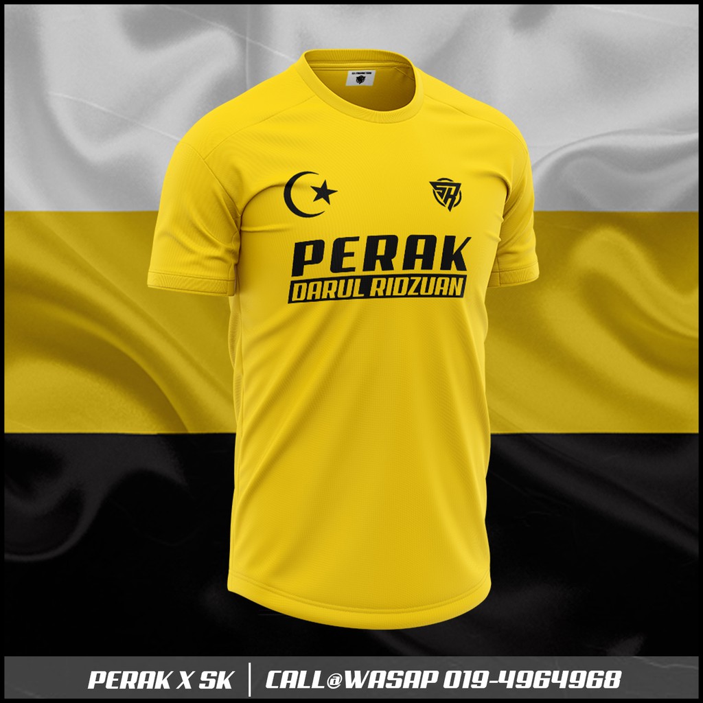 [🔥PROMOSI🔥] JERSI PERAK | PERAK JERSEY 👉🏼[3helai-RM80]👈🏼 | Shopee Malaysia