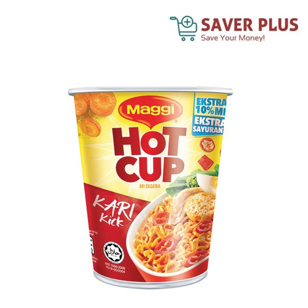 Maggi Cup Kari / Ayam / Tom Yum ( 58g /57g / 61g) | Shopee Malaysia