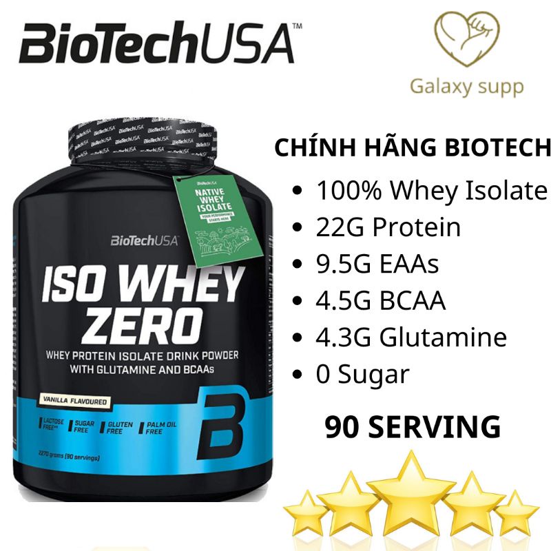 Biotechusa Iso Whey Zero Pure Muscle Building Milk 100% Isolate 5lbs - 90 Servings | Shopee Malaysia