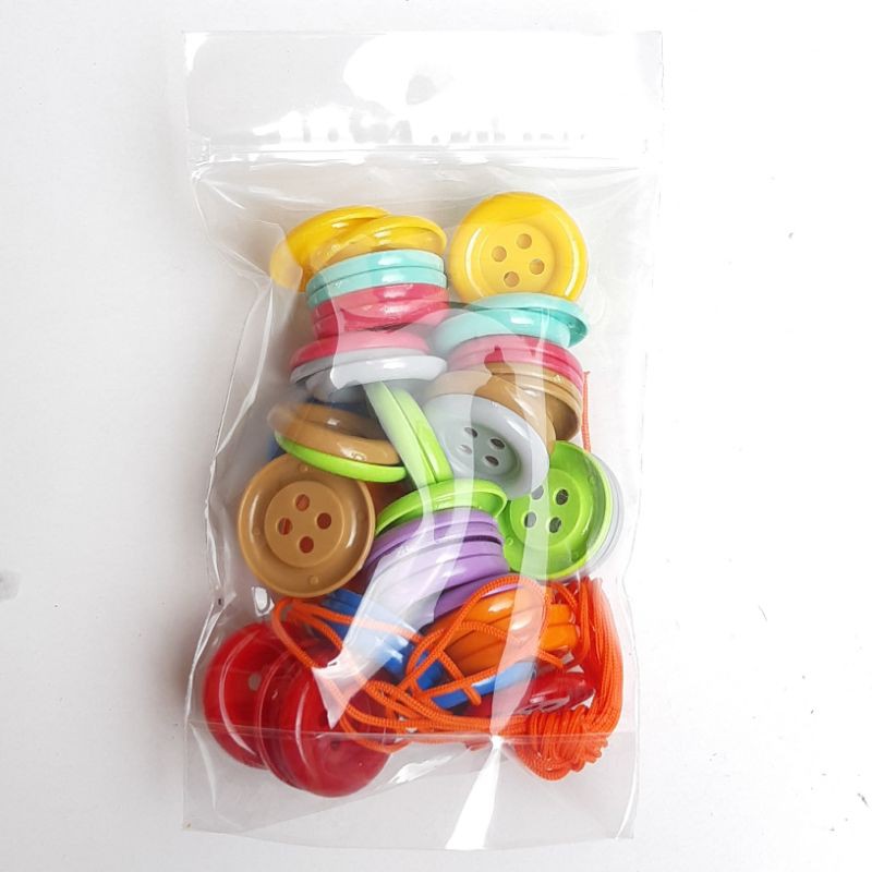 Children's Educational toys montessori sensory toys JUMBO Button 50 ...
