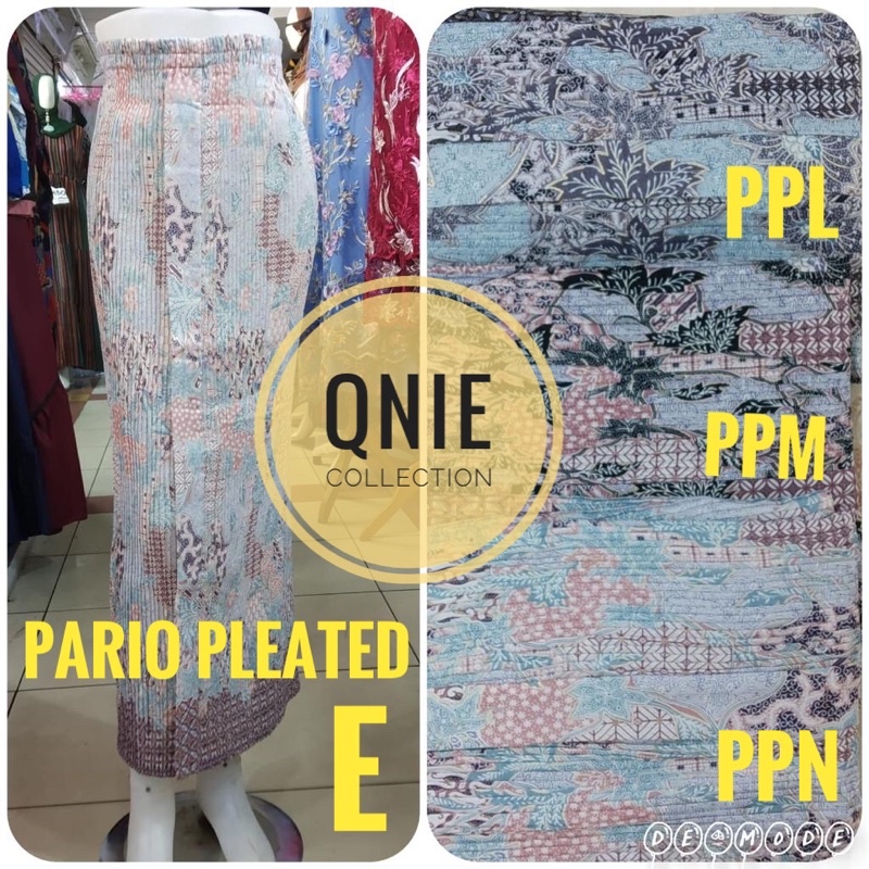 KAIN PARIO BATIK PLEATED DESIGN E ( SIAP JAHIT ) | Shopee Malaysia