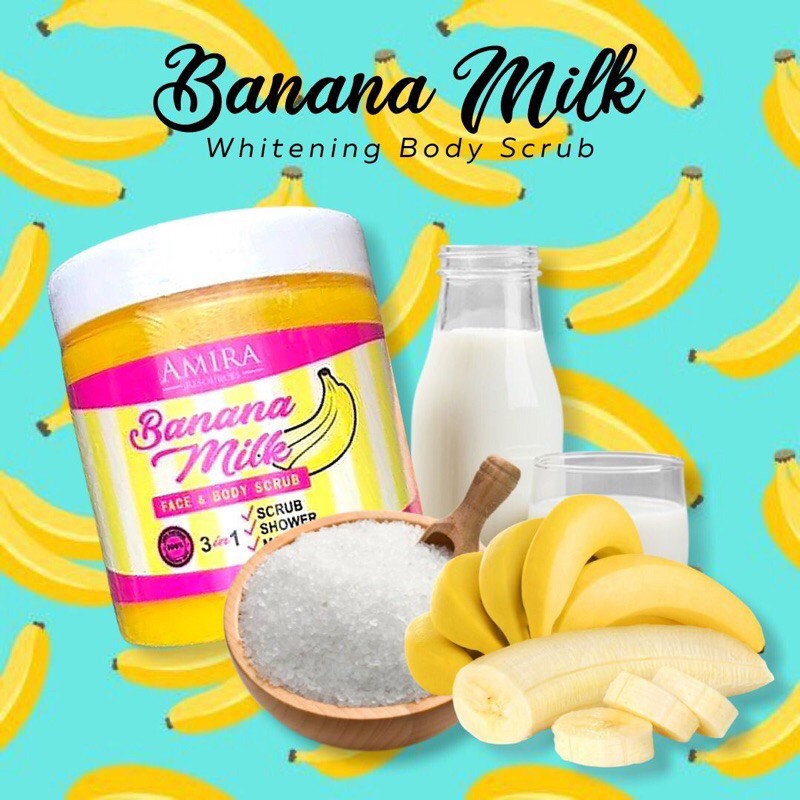 🔥BANANA MILK SCRUB ORIGINAL💯 | Shopee Malaysia