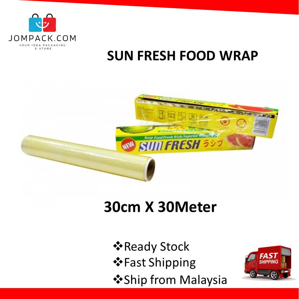 Food Wrap Film [ 300mm x 30meter ] Sun Fresh - Household PVC Food Wrap ...