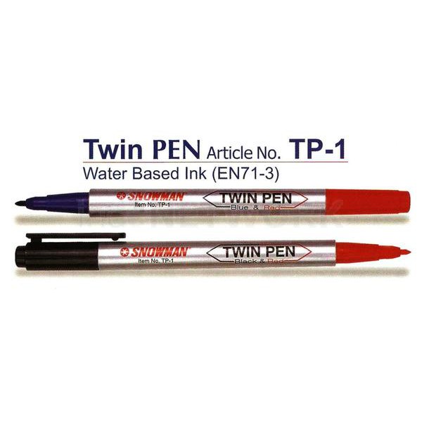 Snowman Twinpen 2 in 1 Marker | Shopee Malaysia
