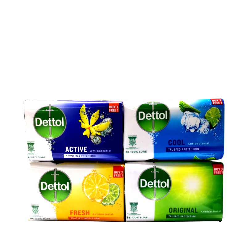 Dettol Assorted Variants Antibacterial Soap 3 1 100 Gm Shopee Malaysia
