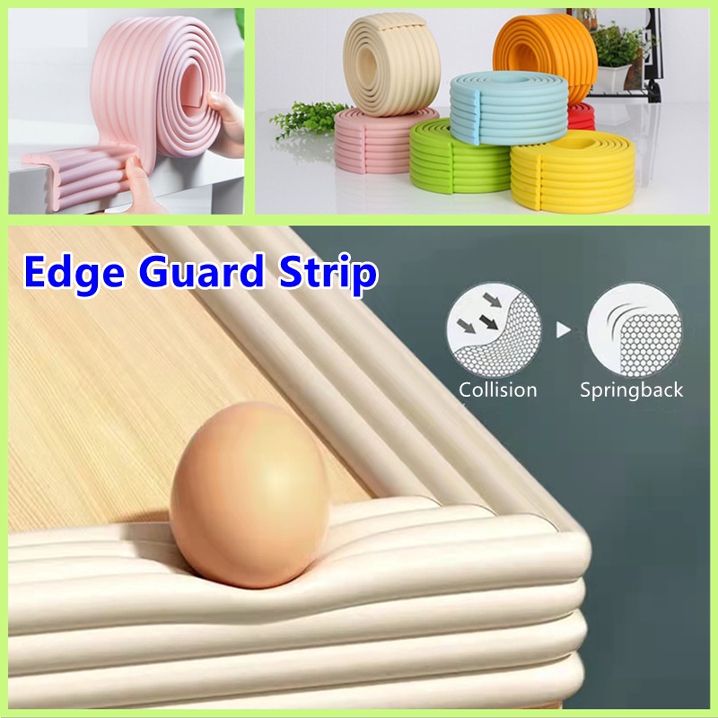 2 Meters Baby Safety Desk Table Edge Guard Strip Soft Security W-Shaped ...