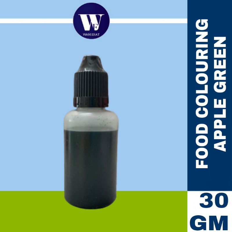 [30GM] FOOD COLOURING APPLE GREEN | PEWARNA MAKANAN HIJAU EPAL | Shopee ...