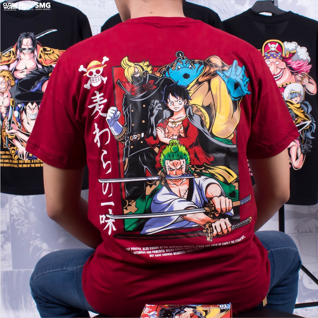 Strawhat Pirates Top Fighters Monkey D. Luffy Zoro Sanji Jinbe Anime ...