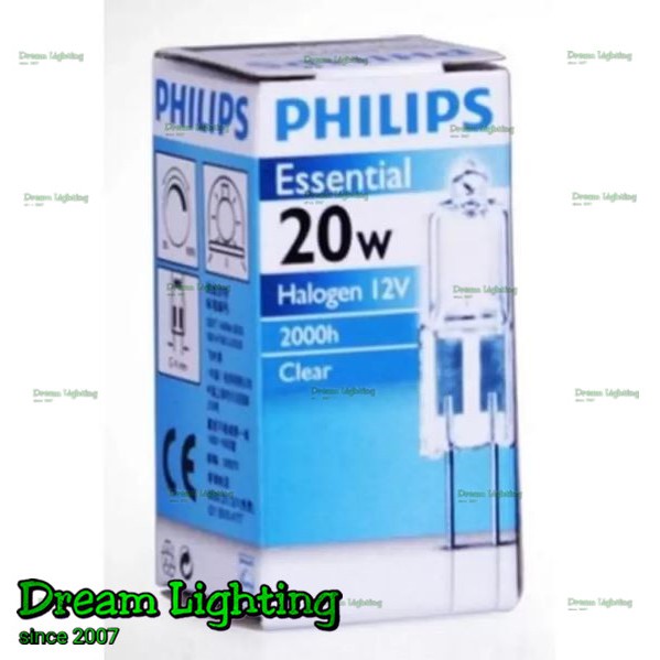 Dream Lighting / Philips G4 12V 20W Super Bright Tungsten Halogen Bulb Lamp Lighting Light Bulb ...