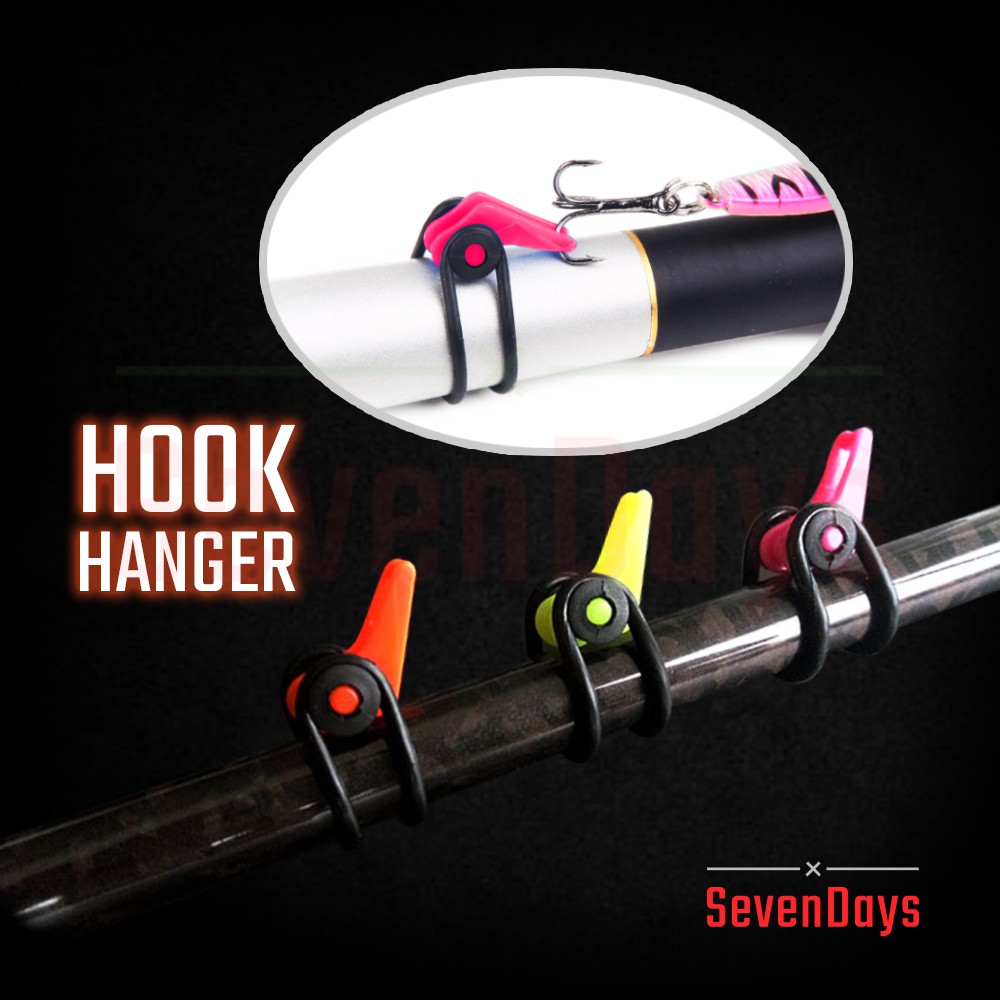 Sevendays Fishing Hook Hanger Holder Keeper On Fishing Rods Pancing ...