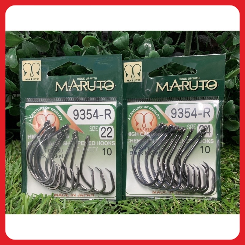 Maruto Hosojimutsu Black Nickel Fishing Hook (Ref: 9354-R) | Shopee Malaysia
