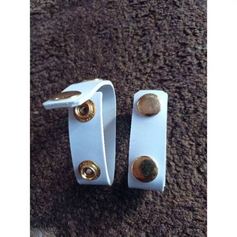 HITAM PUTIH Black AND WHITE LEATHER COUPLE STOP RING | Shopee Malaysia