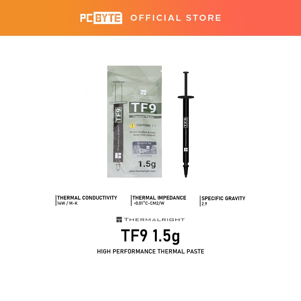 Thermalright TF9 1.5g Thermal Paste PCByte | Shopee Malaysia