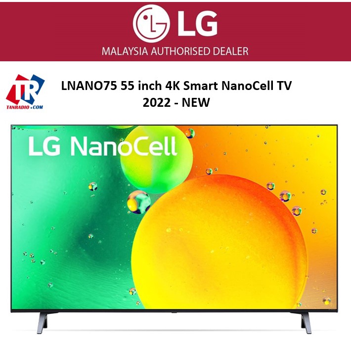 LG NANO75 4K Smart NanoCell TV with AI ThinQ 2021 (55") 55NANO75TPA | Shopee Malaysia