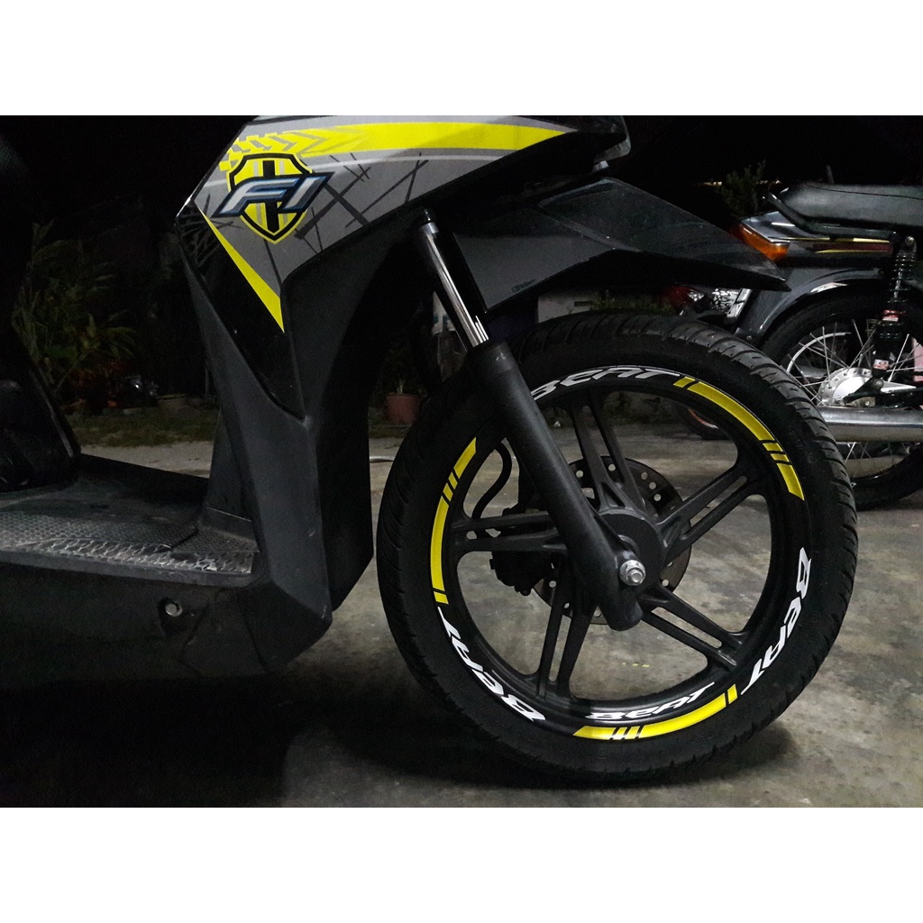 Rim lining honda beat ( Bluefire Studio ) | Shopee Malaysia