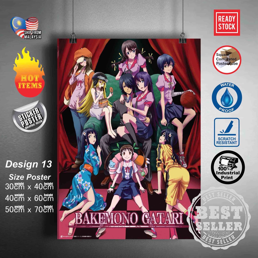 (Ready Stock) Monogatari series | koyomimonogatari Bakemonogatari ...