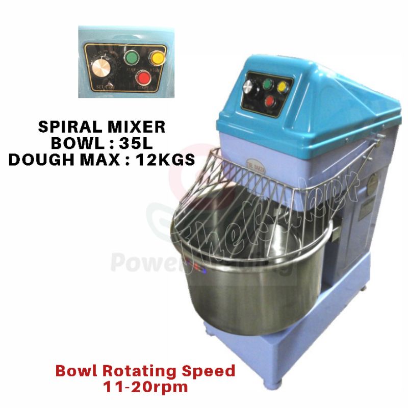 THE BAKER 30L SPIRAL DOUGH MIXER | Shopee Malaysia